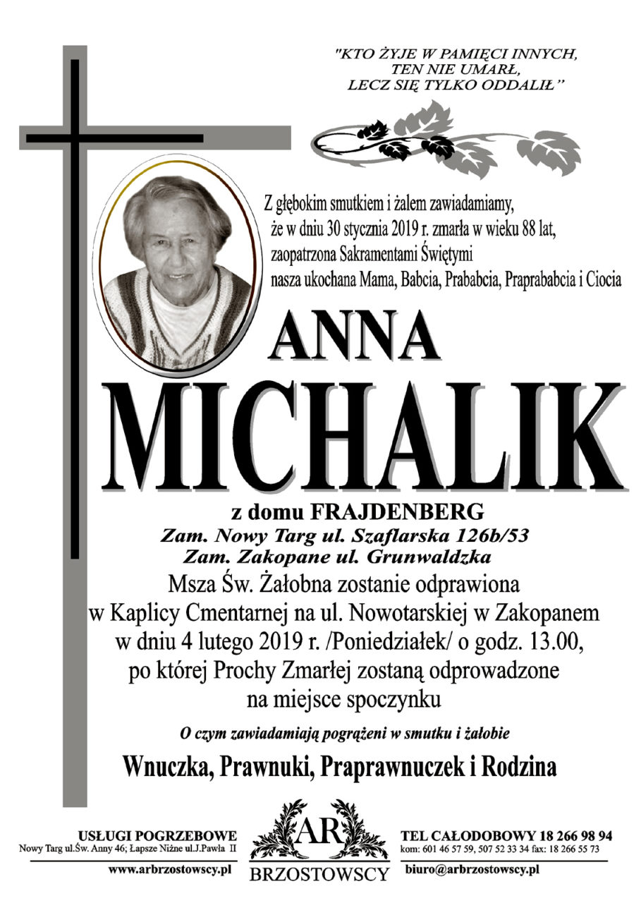 Anna Michalik - NowyTarg24.tv