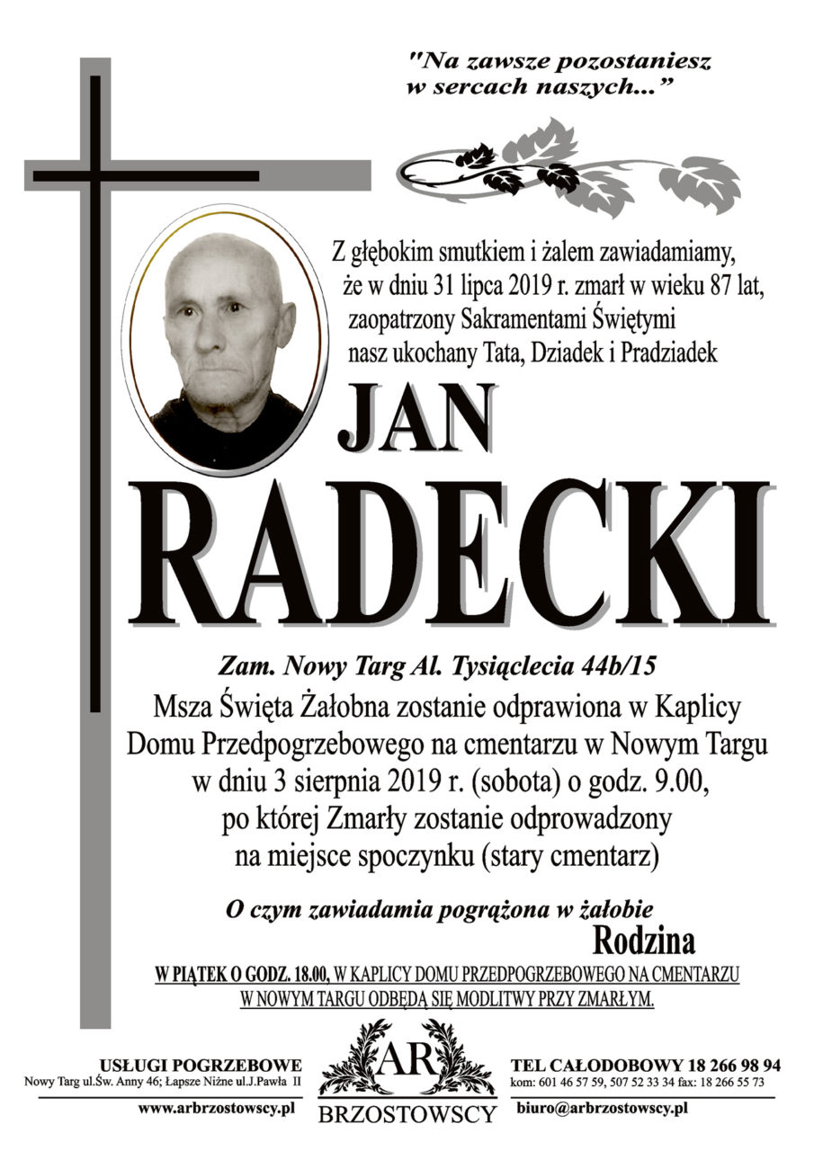 Jan Radecki - NowyTarg24.tv