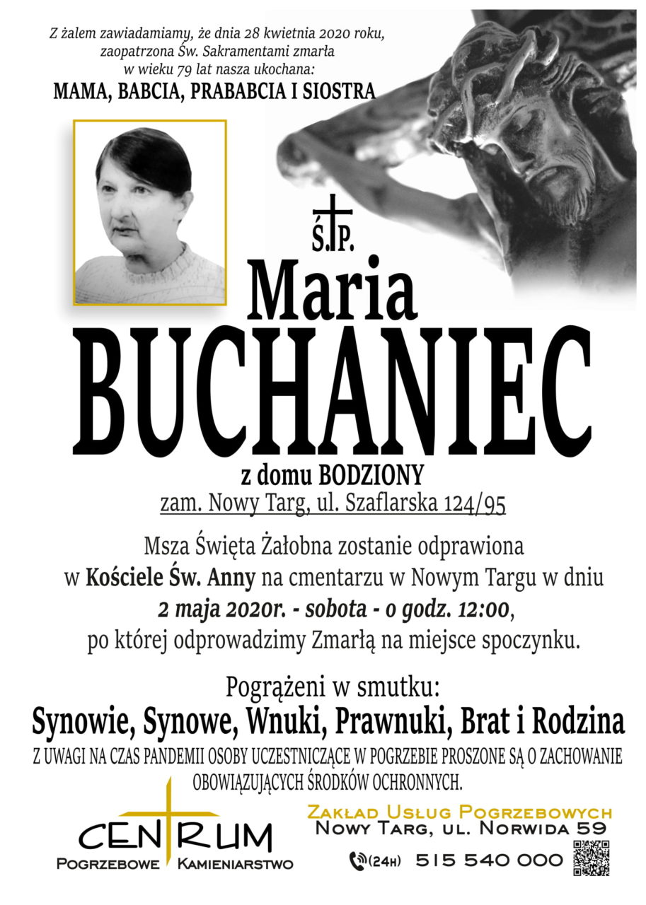 Maria Buchaniec - NowyTarg24.tv