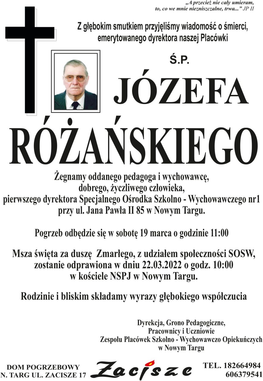 Józef Różański - NowyTarg24.tv