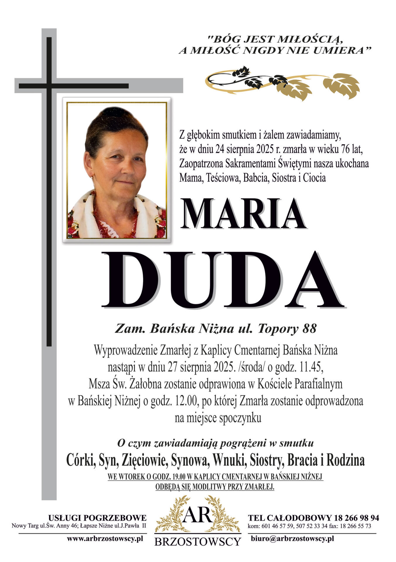 Maria Duda - NowyTarg24.tv