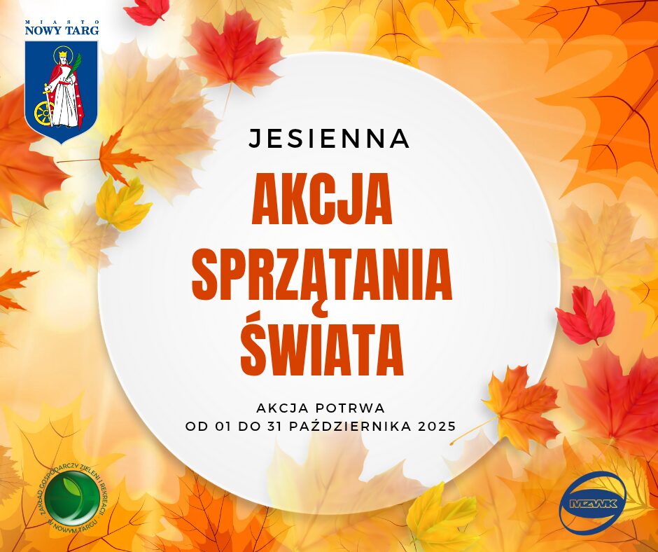 Jesienna Akcja Sprzątania Świata w Nowym Targu - NowyTarg24.tv