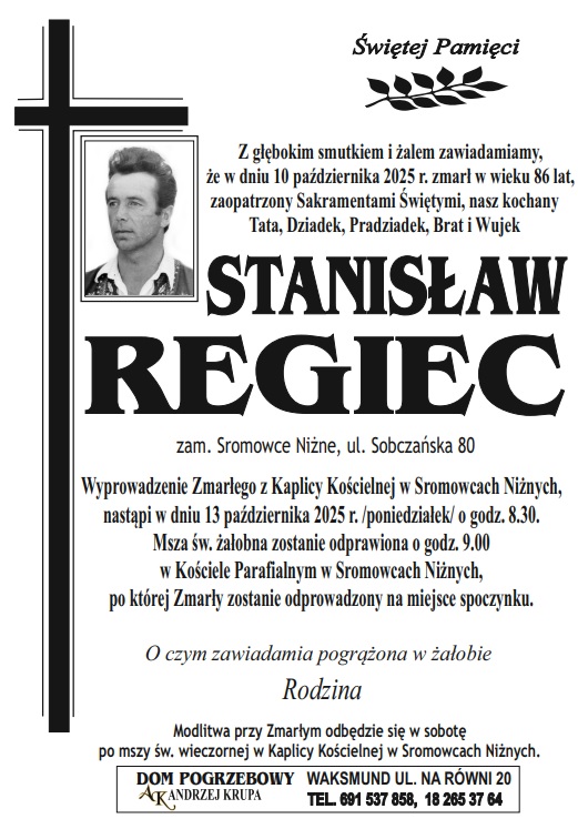 Stanisław Regiec - NowyTarg24.tv