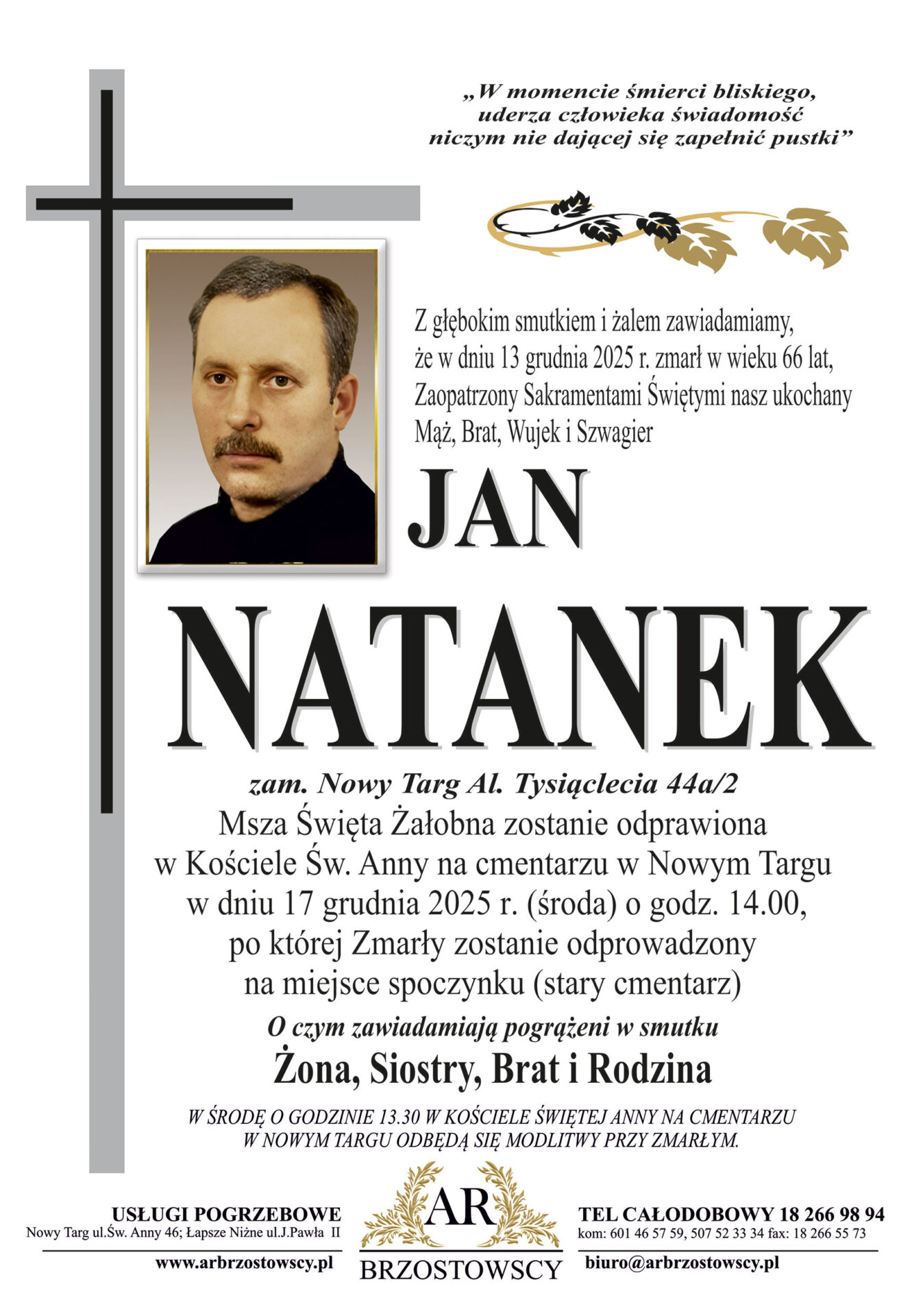 Jan Natanek - NowyTarg24.tv