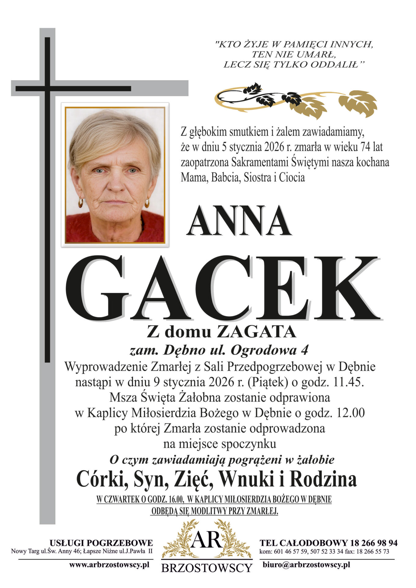 Anna Gacek - NowyTarg24.tv