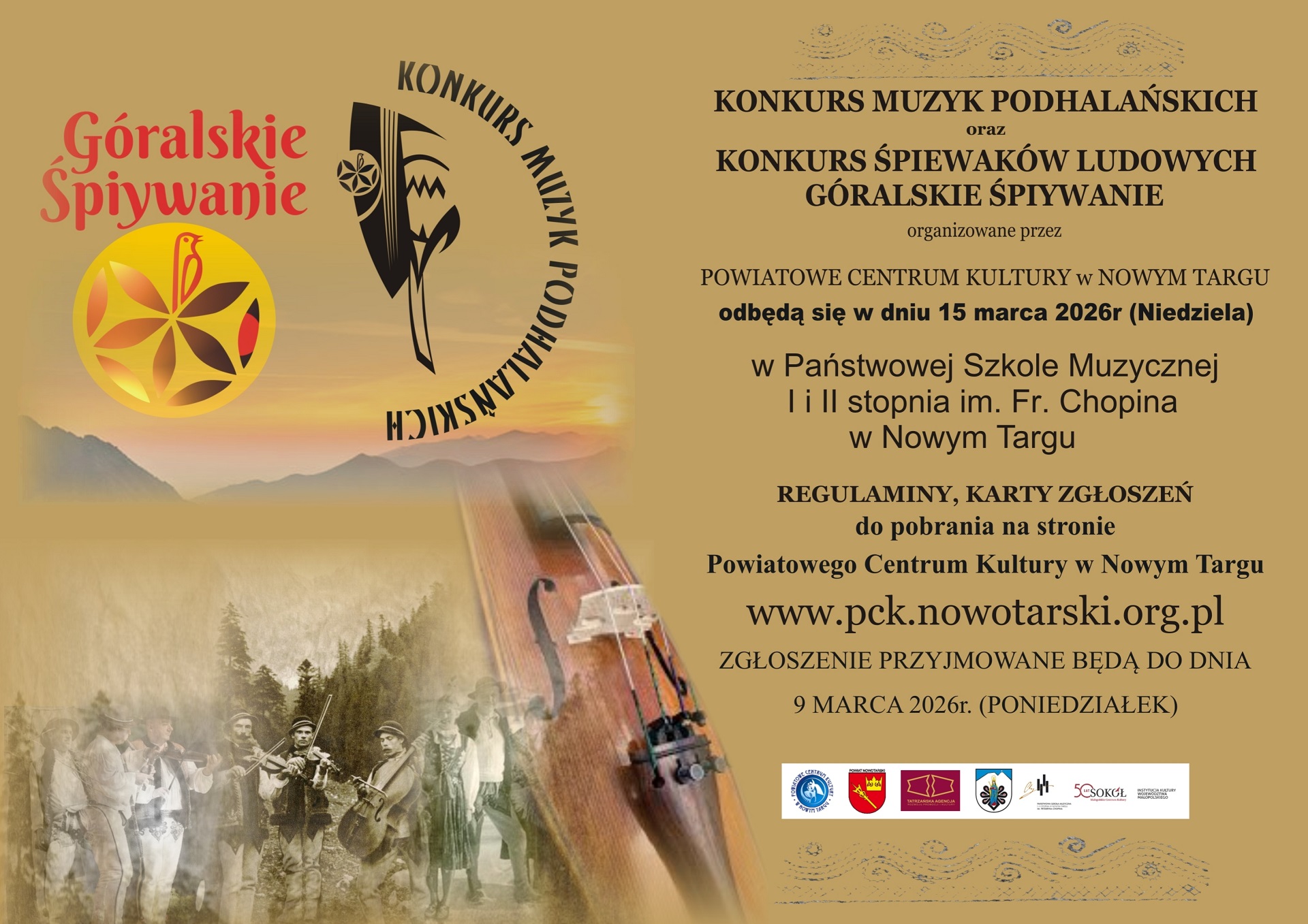 Konkurs Muzyk Podhalańskich oraz Śpiewaków Ludowych - NowyTarg24.tv