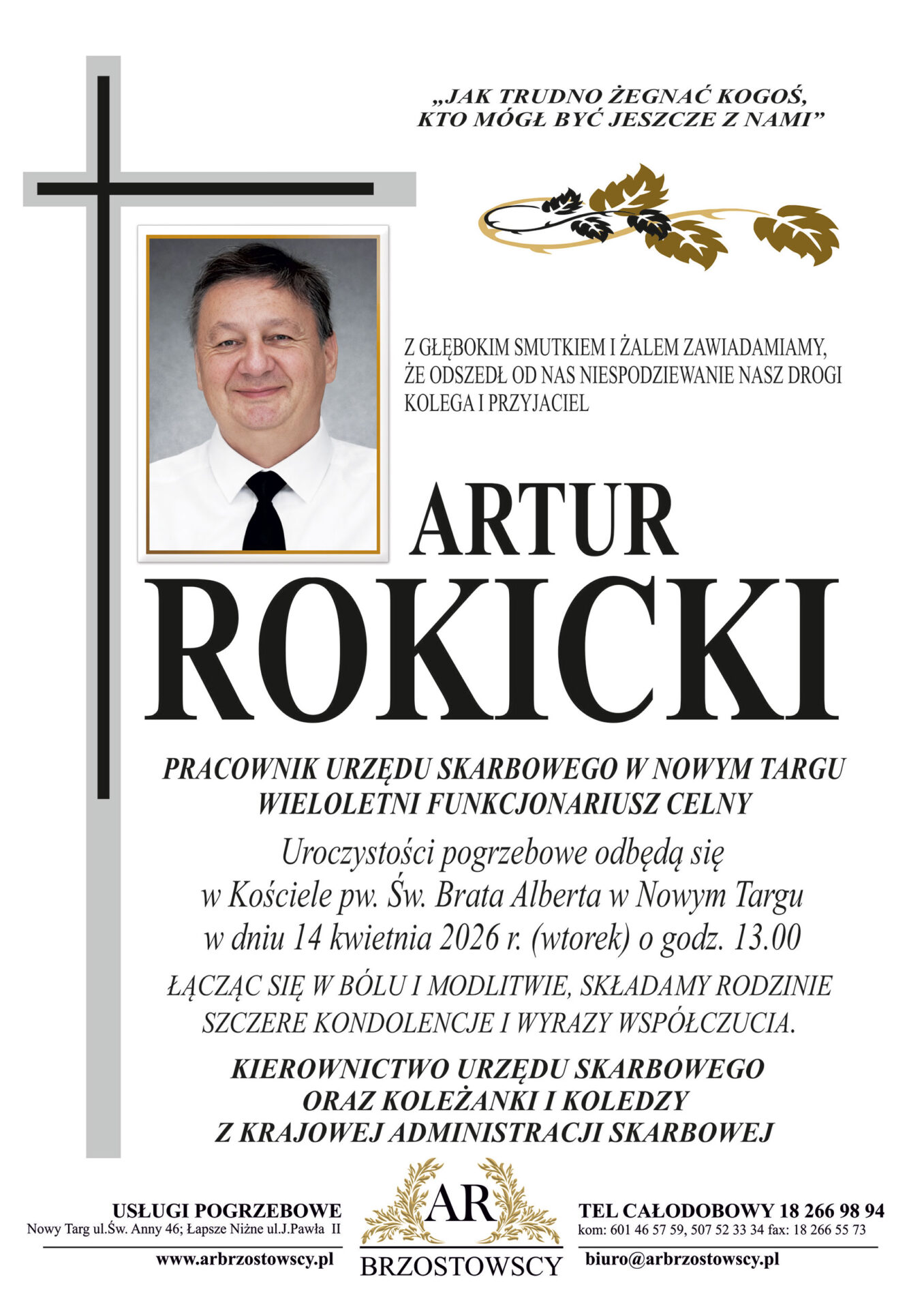 Artur Rokicki (praca) - NowyTarg24.tv